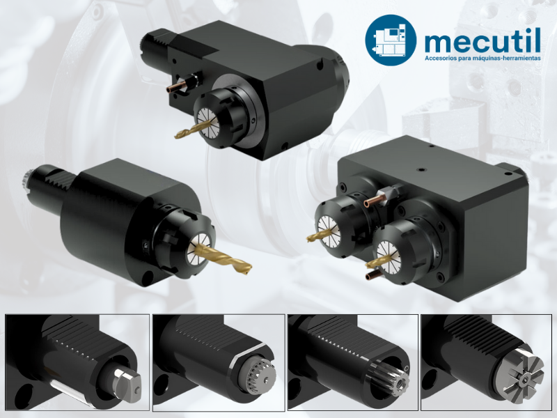 Portaherramientas VDI rotativos - Mecutil